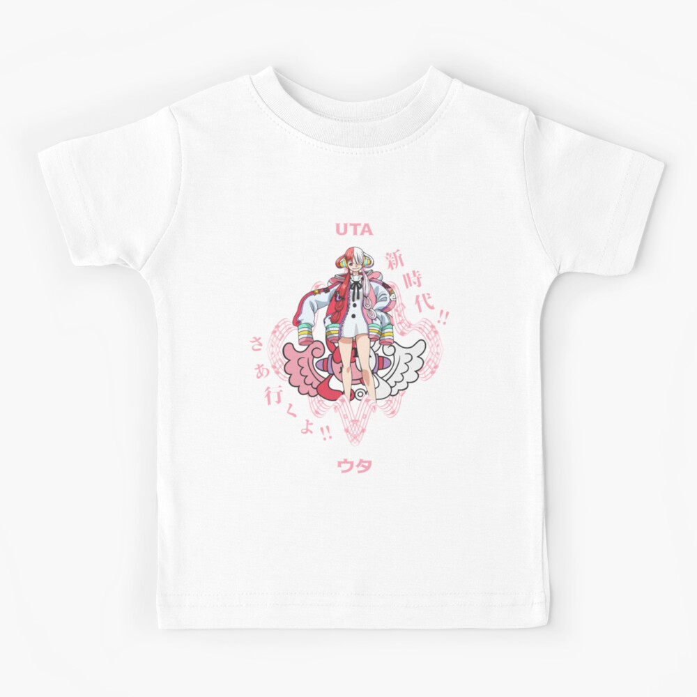 "Uta Design Pink Original one piece film red" Kids T-Shirt for Sale by ...