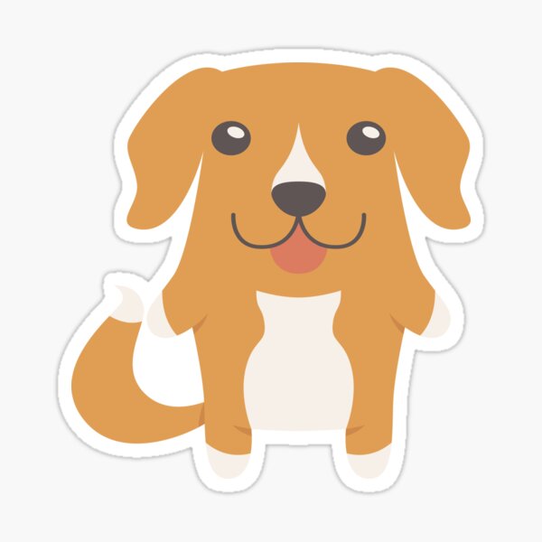 Nova Scotia Toller Stickers | Redbubble