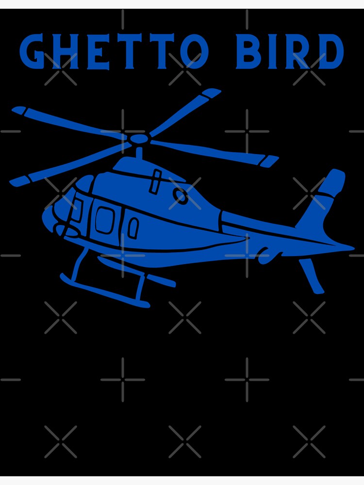 "Ghetto bird" Sticker for Sale by IKONING | Redbubble