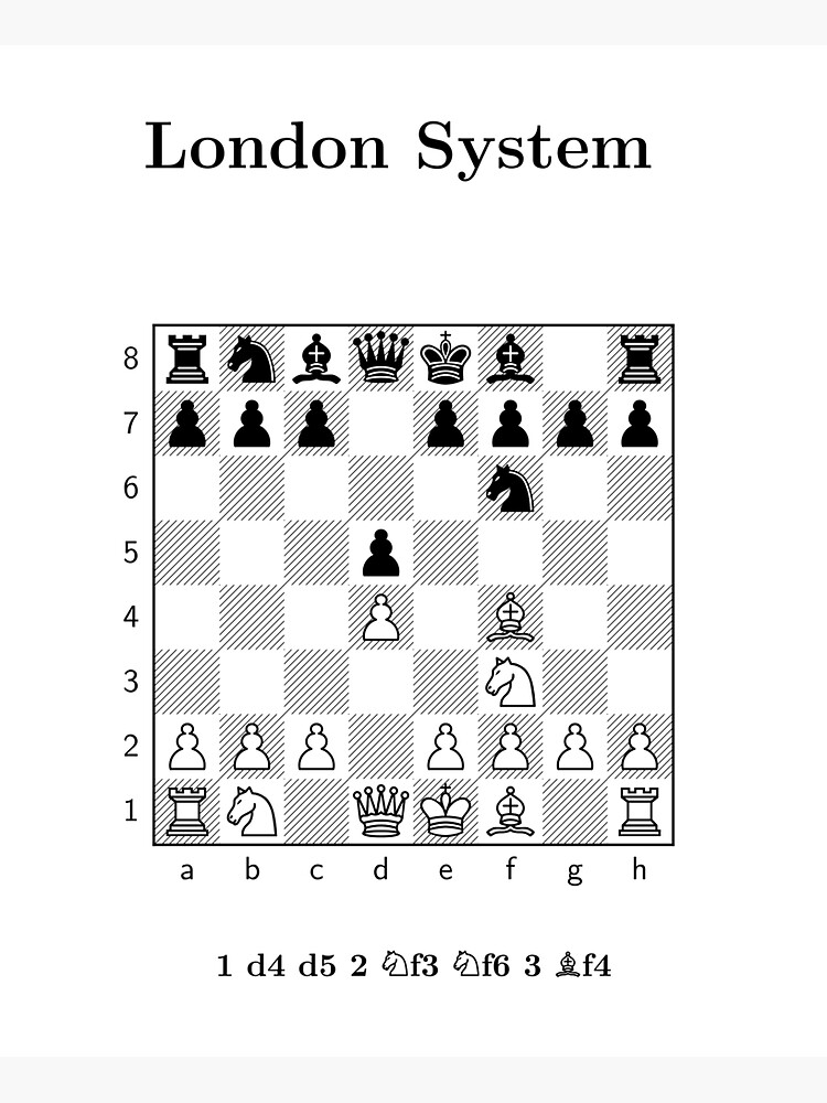 "London System" Sticker for Sale by ppf00 | Redbubble