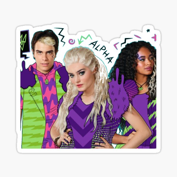 "Disney zombies " Sticker for Sale by shoppingvalley | Redbubble