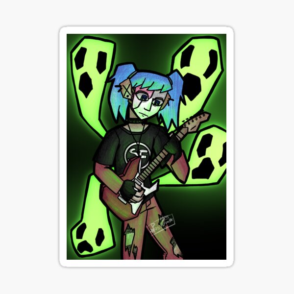 "sally face" Sticker for Sale by PossumsTrash | Redbubble