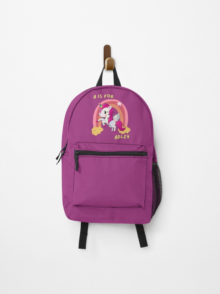 "a is for adley" Backpack for Sale by BloompodDesigns | Redbubble