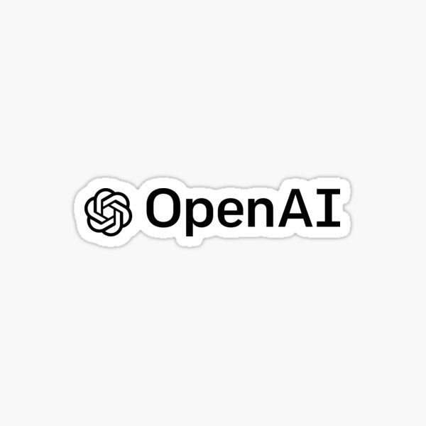 "OpenAI | Open AI" Sticker for Sale by TheMartinHunter | Redbubble