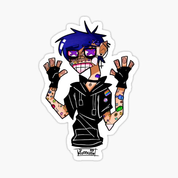 "uh oh!" Sticker for Sale by PossumsTrash | Redbubble