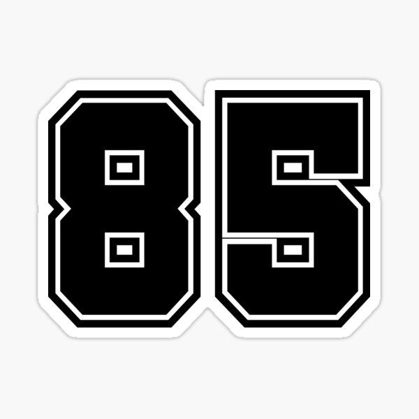 "85" Sticker for Sale by NipunHiranya | Redbubble