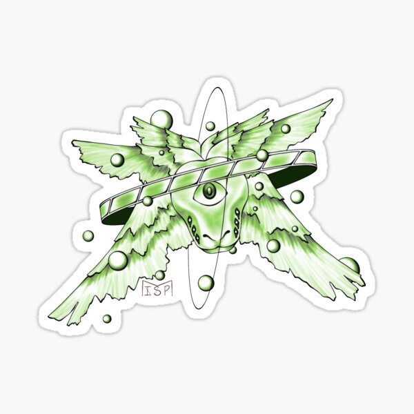 "Aromantic Biblically Accurate Angel Snake" Sticker for Sale by MageISP ...