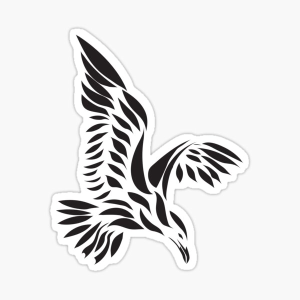 "black eagle" Sticker for Sale by zuller | Redbubble