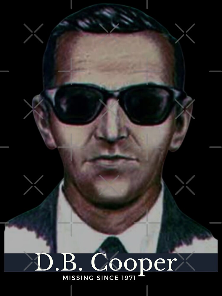 "Where are you D.B.Cooper" Sticker for Sale by ShankART | Redbubble