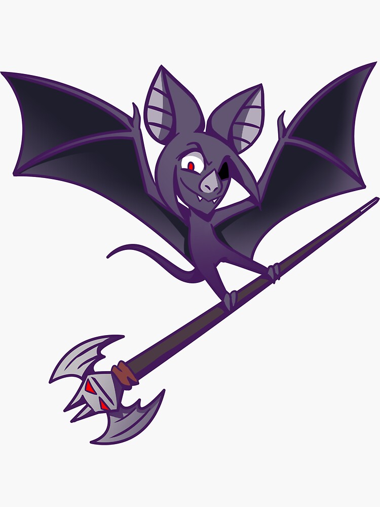 "Bat Missi BOO" Sticker for Sale by chibidondc | Redbubble