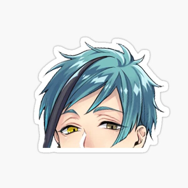 "Floyd Leech TWST Peeker sticker" Sticker for Sale by kusame | Redbubble