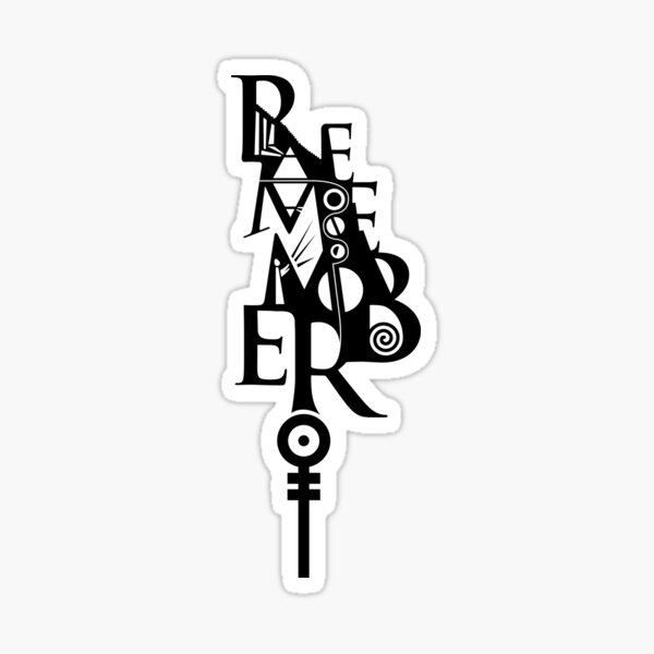 "Remember" Sticker for Sale by YeshiYagosi | Redbubble