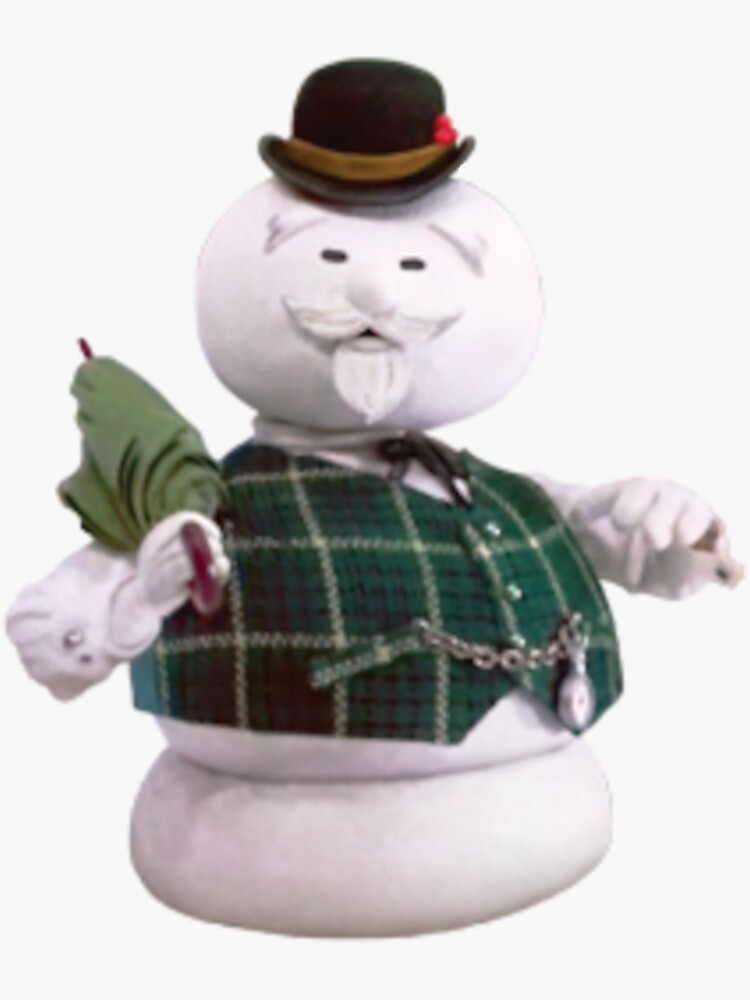 "Sam the Snowman" Sticker for Sale by cardigans13 | Redbubble