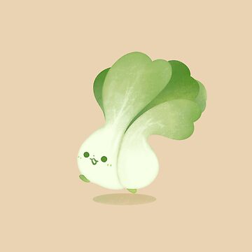 "Running Pak Choi" Sticker for Sale by NomnomPotato | Redbubble