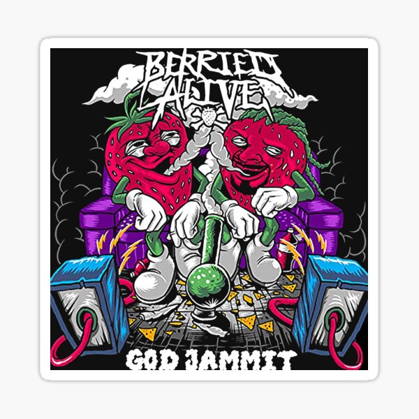 "berried alive populer" Sticker for Sale by Cariely1942 | Redbubble