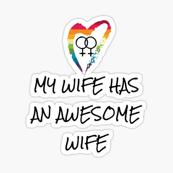 "wives!" Sticker by geothegreek | Redbubble