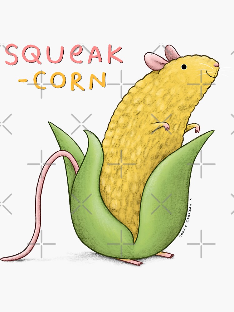 "Squeak-Mais" Sticker von SophieCorrigan | Redbubble