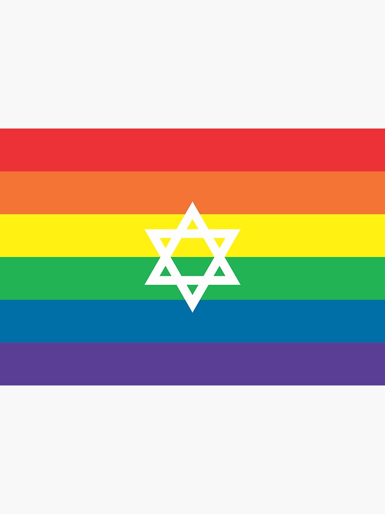 "Israel LGBT Pride Flag" Sticker for Sale by putaflagonit | Redbubble
