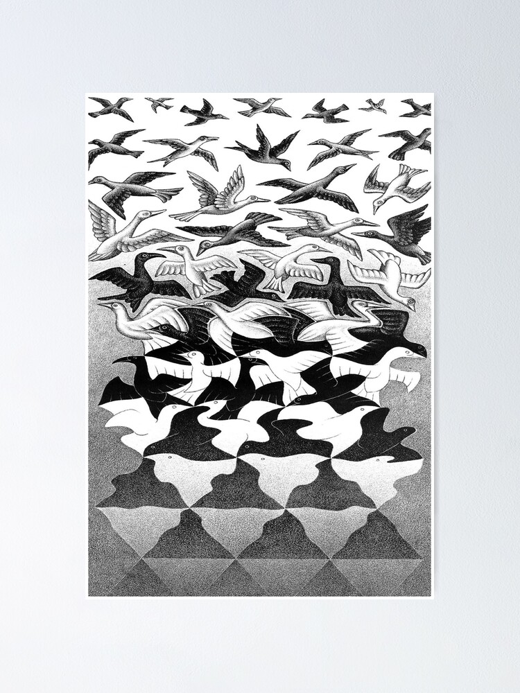 "M.C. Escher" Poster for Sale by itsmeart | Redbubble