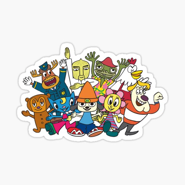 "Parappa the Rapper" Sticker for Sale by webviruz | Redbubble