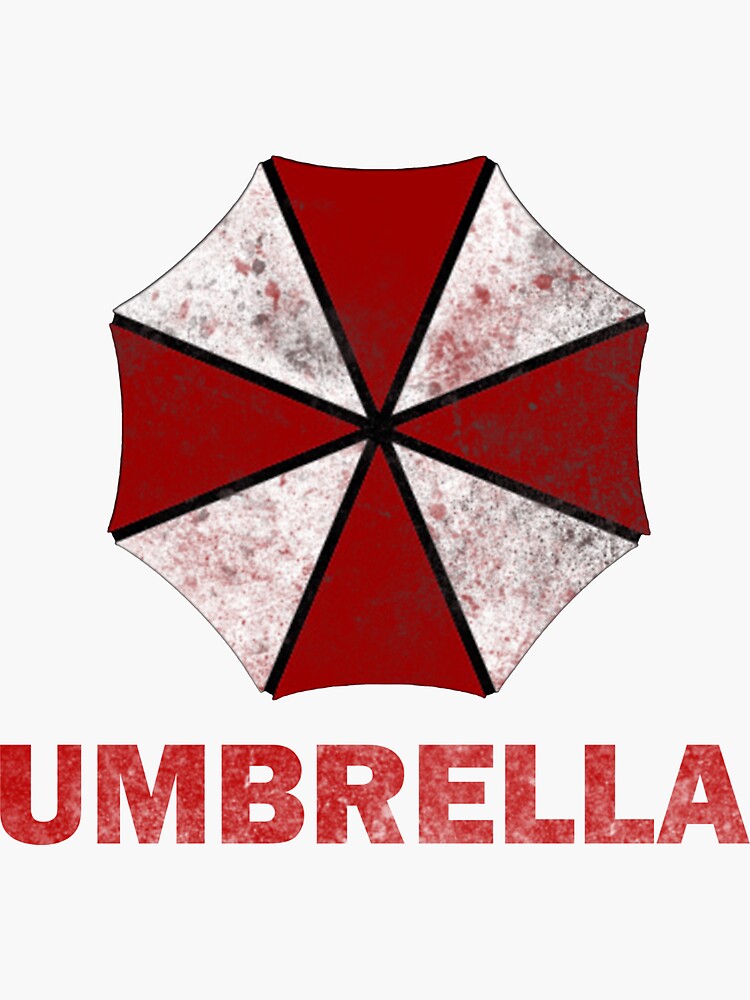 "Resident Evil - Umbrella corporation T-shirt" Sticker for Sale by Kolt ...