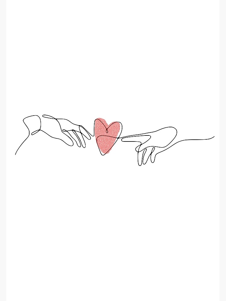 "Very beautiful heart (aesthetic one line art) renaissance style ...