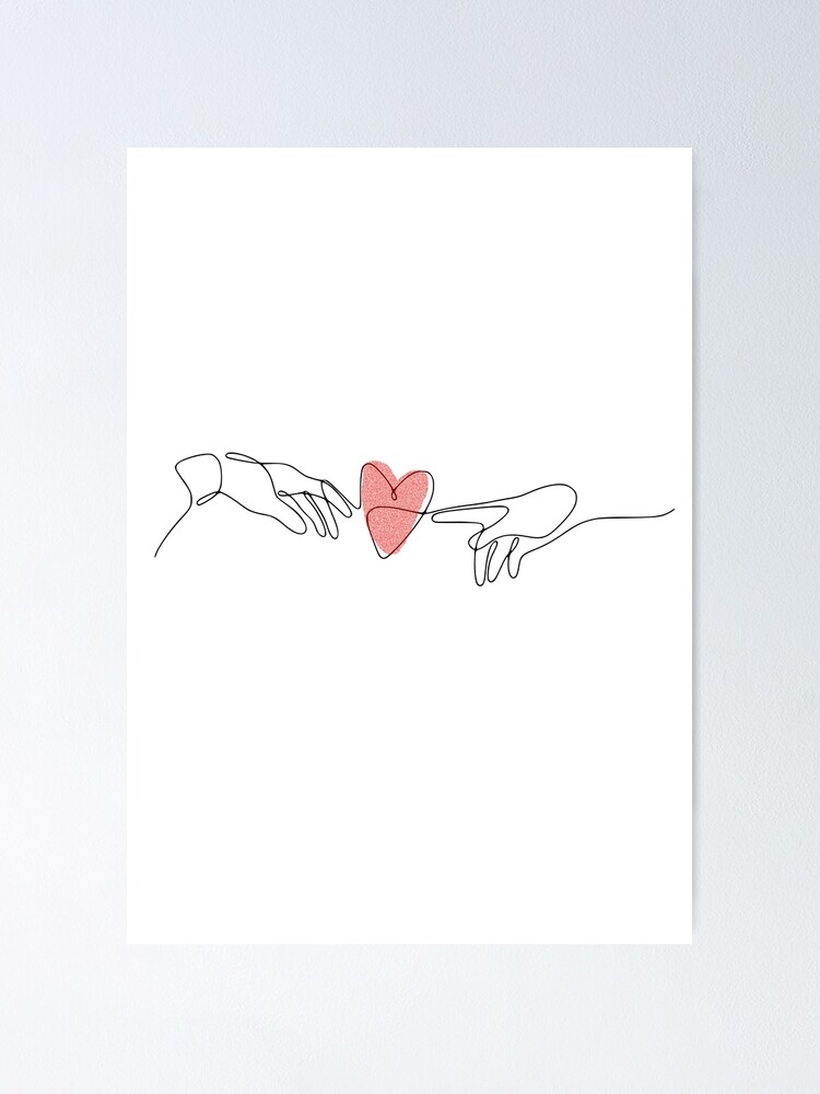 "Very beautiful heart (aesthetic one line art) renaissance style ...