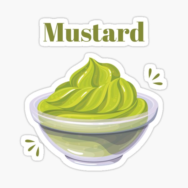 "National mustard day " Sticker for Sale by amiimer | Redbubble