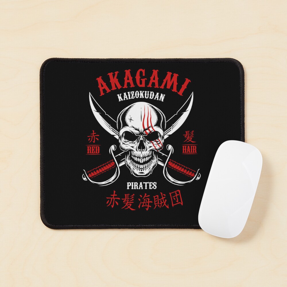 "Akagami no Shanks Red Haired Jolly Roger" Art Board Print for Sale by ...