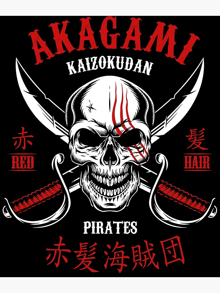 "Akagami no Shanks Red Haired Jolly Roger" Poster for Sale by ...