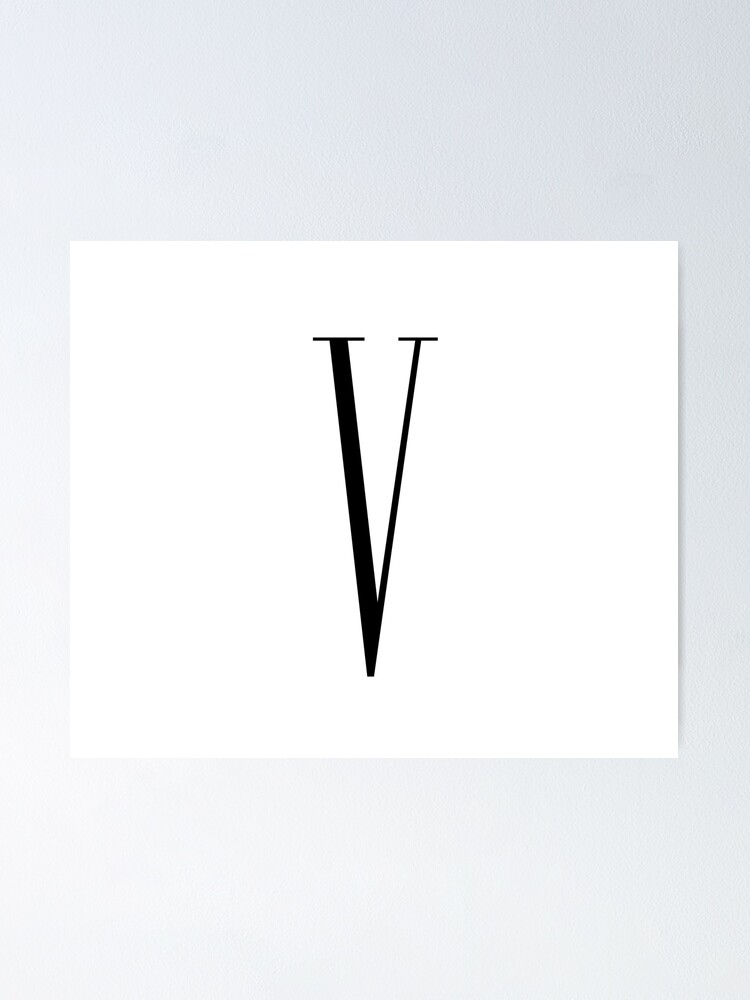 "Roman Numeral 5 | Roman Numeral V | Number 5 Roman Numerals" Poster ...