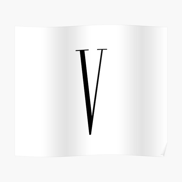 "Roman Numeral 5 | Roman Numeral V | Number 5 Roman Numerals" Poster ...