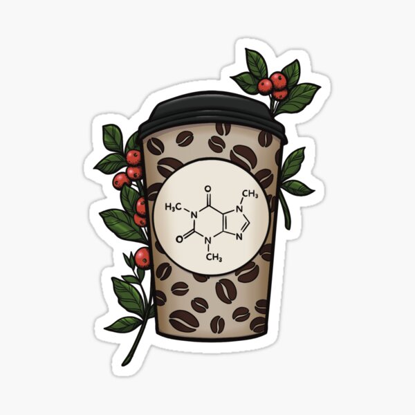 Coffee Lovers To Go Cup Color Sticker For Sale By Thatskeanke Redbubble