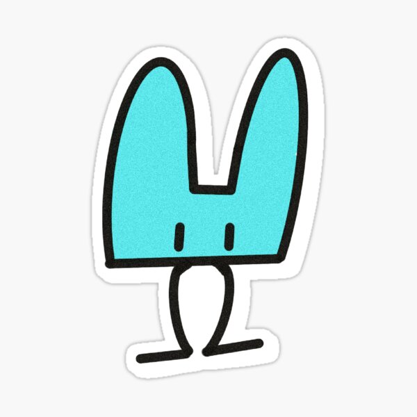 "Just Shapes: Long Ear" Sticker for Sale by SEEBAXTER | Redbubble