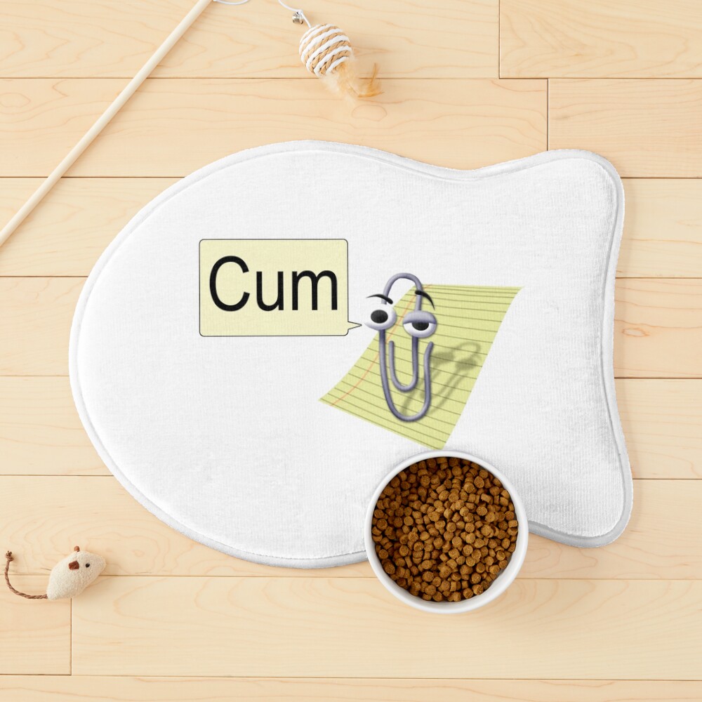 "Clippy Cum" Sticker for Sale by Charles Burgenson | Redbubble