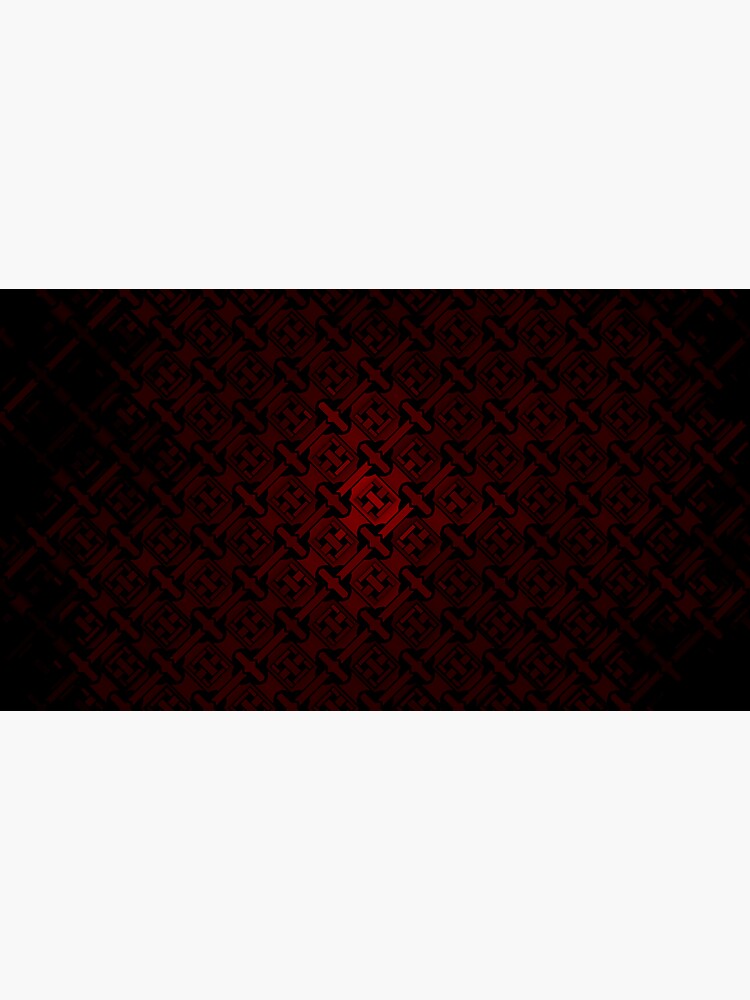"Red Razor Blade Pattern Fractal Artwork" Sticker for Sale by ...