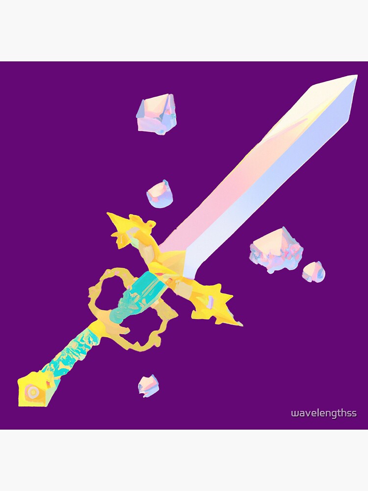 "Crystal Sword || TTRPG | Role Playing Game | Magic sword | enchanted ...