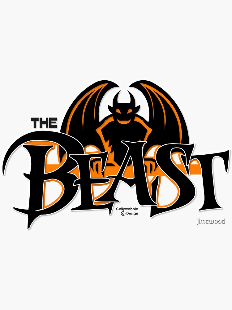 "New Beast Logo 2022" Sticker for Sale by jimcwood | Redbubble