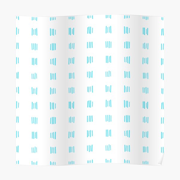 "Neon Blue Scratches | Beautiful Interior Design" Poster for Sale by ...