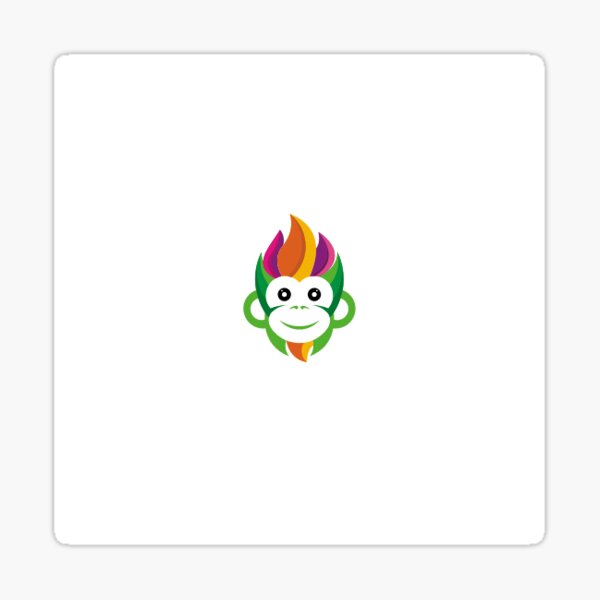 "Funny monkey" Sticker for Sale by boneX7 | Redbubble