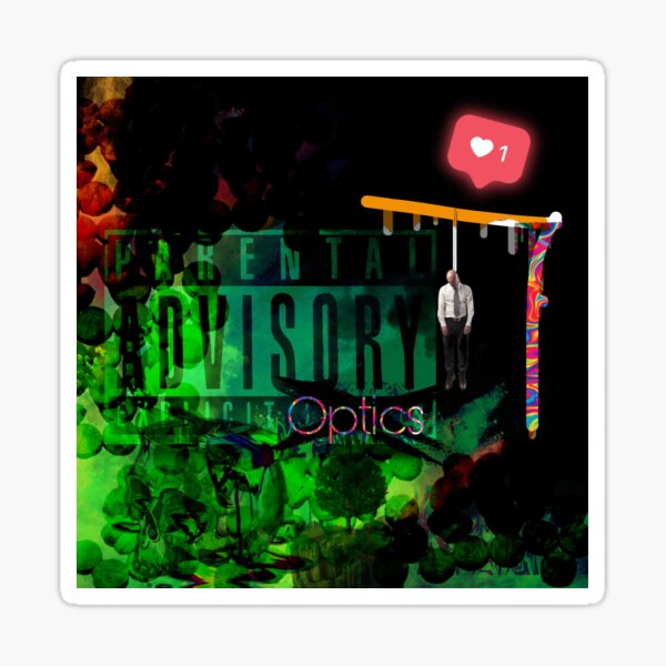 "Optics" Sticker for Sale by Aff3nkunst | Redbubble