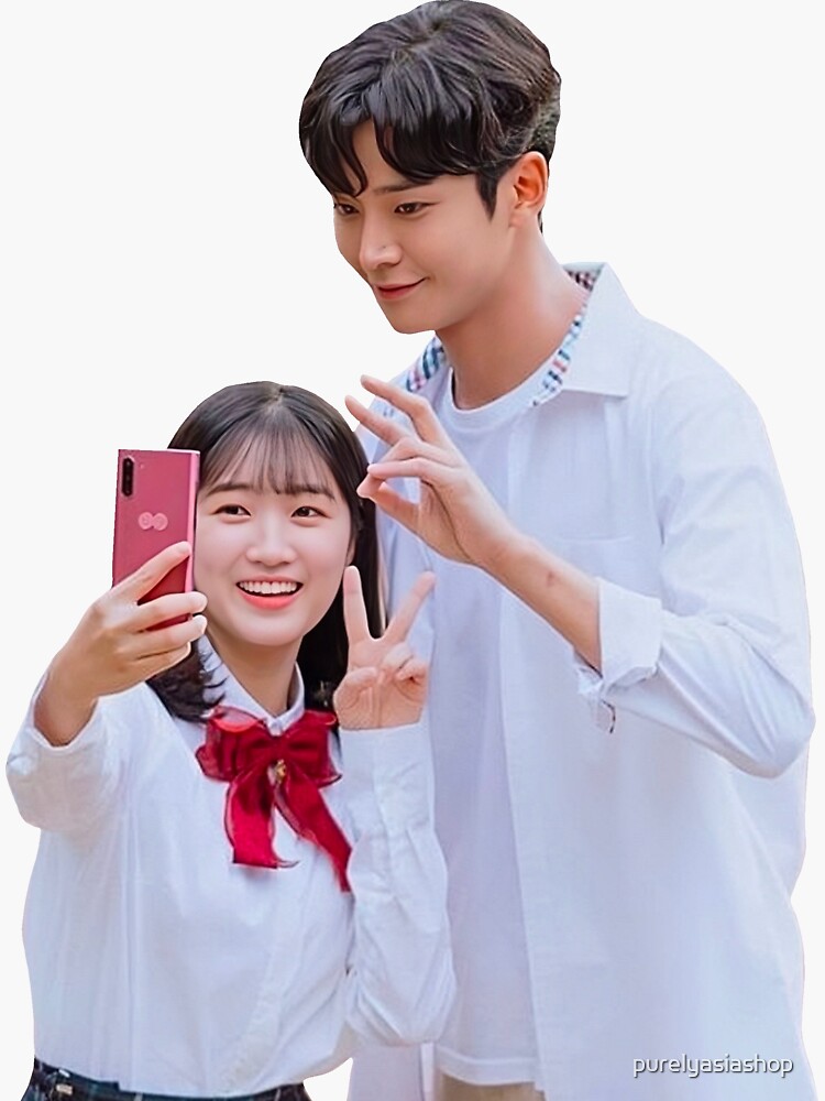 "Kim Hyeyoon and Rowoon as Eun Dan Oh and Haru in Extraordinary You Kdrama " Sticker for Sale by ...