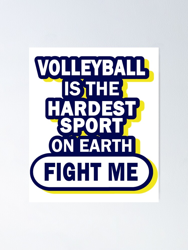 "Volleyball Men'S Beach Volleyball" Poster for Sale by SaundersKini ...