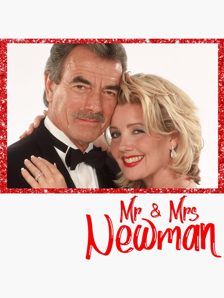 "Mr and Mrs Newman" Sticker for Sale by PawsitiveMum3 | Redbubble