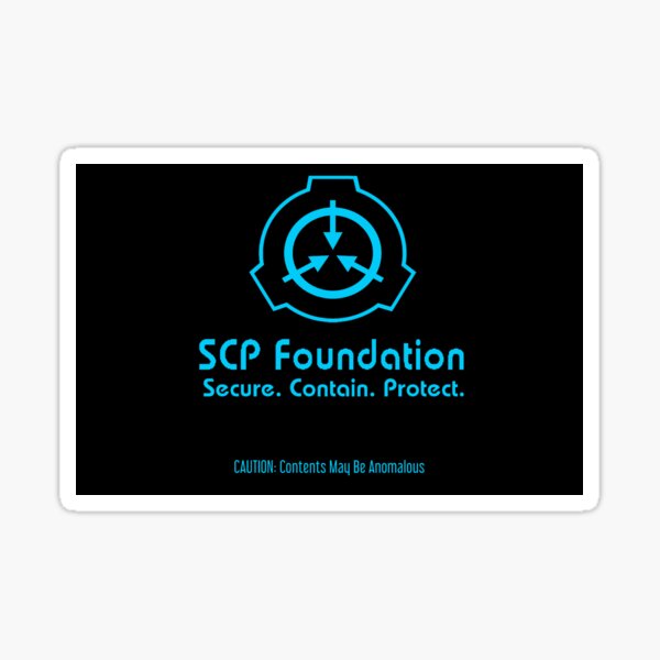 "SCP Foundation Logo Blue" Sticker for Sale by Omnavis | Redbubble