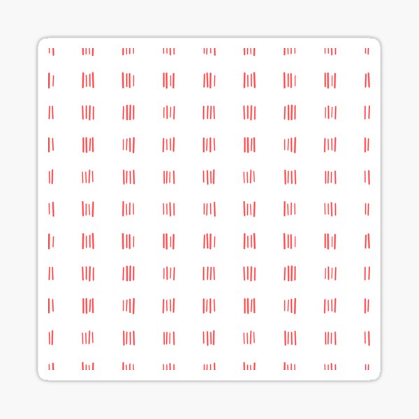 "Radical Red Scratches | Beautiful Interior Design" Sticker for Sale by ...