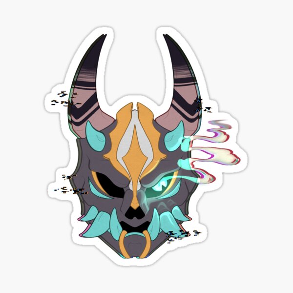 "Khiry Mask" Sticker for Sale by MarshJin | Redbubble