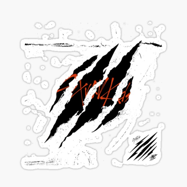 "SCARS/STRAY KIDS" Sticker for Sale by ale040504 | Redbubble