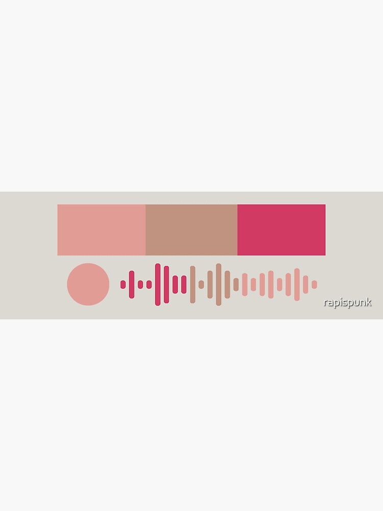 "keshi beside you sticker w/ spotify code & color palette" Poster for ...