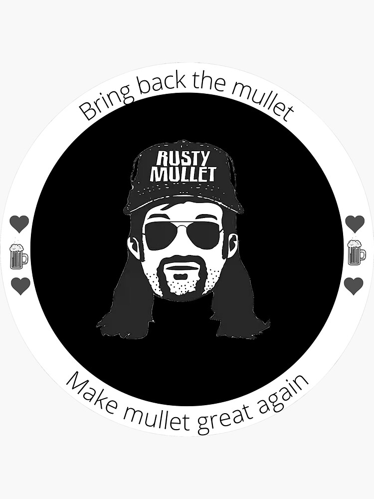 "Mullet stickers" Sticker for Sale by Jordyzzz | Redbubble